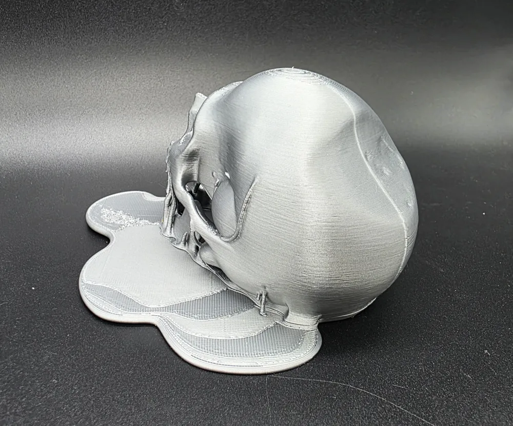 Metal Melting Skull 2-Piece by The Overthinker MakerWorld: Download ...