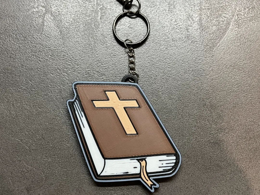 Holy Bible keychain - Free 3D Print Model - MakerWorld