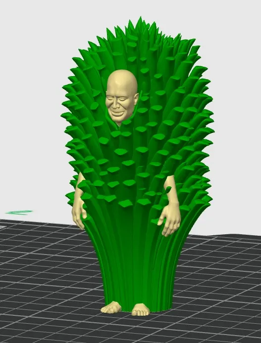 Bush Guy, Human Tree, 2026 Halftime Show Edition - Free 3D Print Model ...
