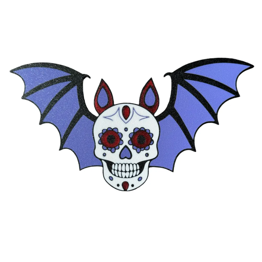 sugar skull bat Halloween by ravenmoy - MakerWorld