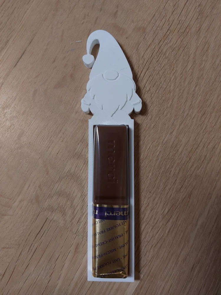 Christmas Merci Chocolate Holder - Free 3D Print Model - MakerWorld