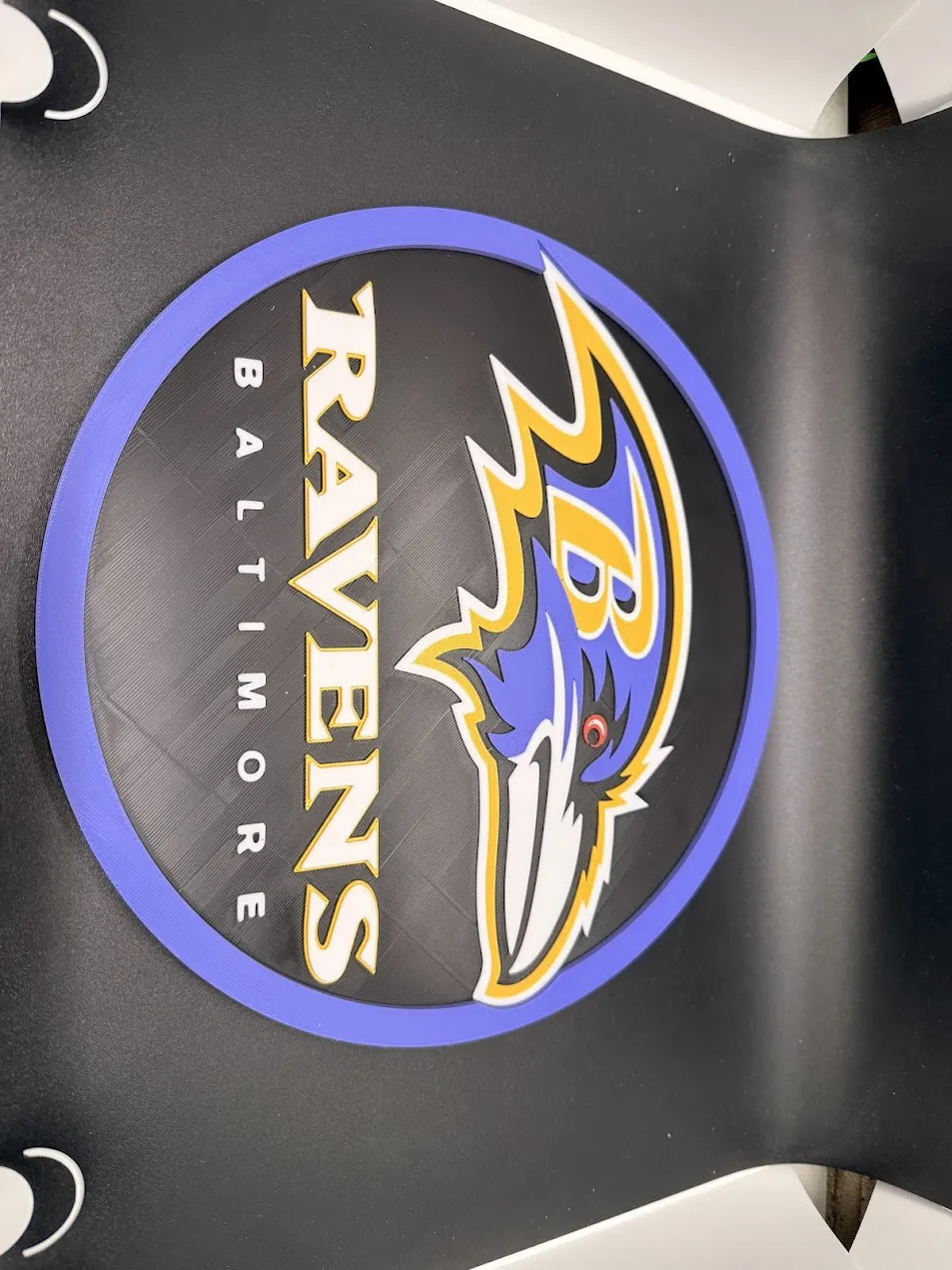 Baltimore Ravens Logo Wall Decor - Free 3D Print Model - MakerWorld