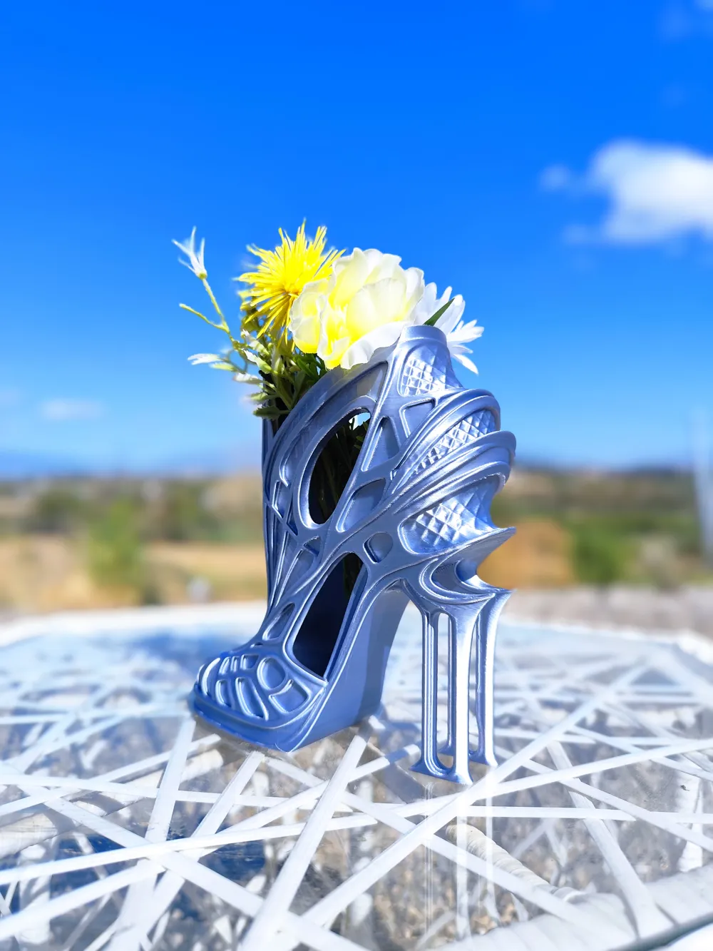 Futuristic High Heel Flower Planter by MY LIGHT MakerWorld: Download ...