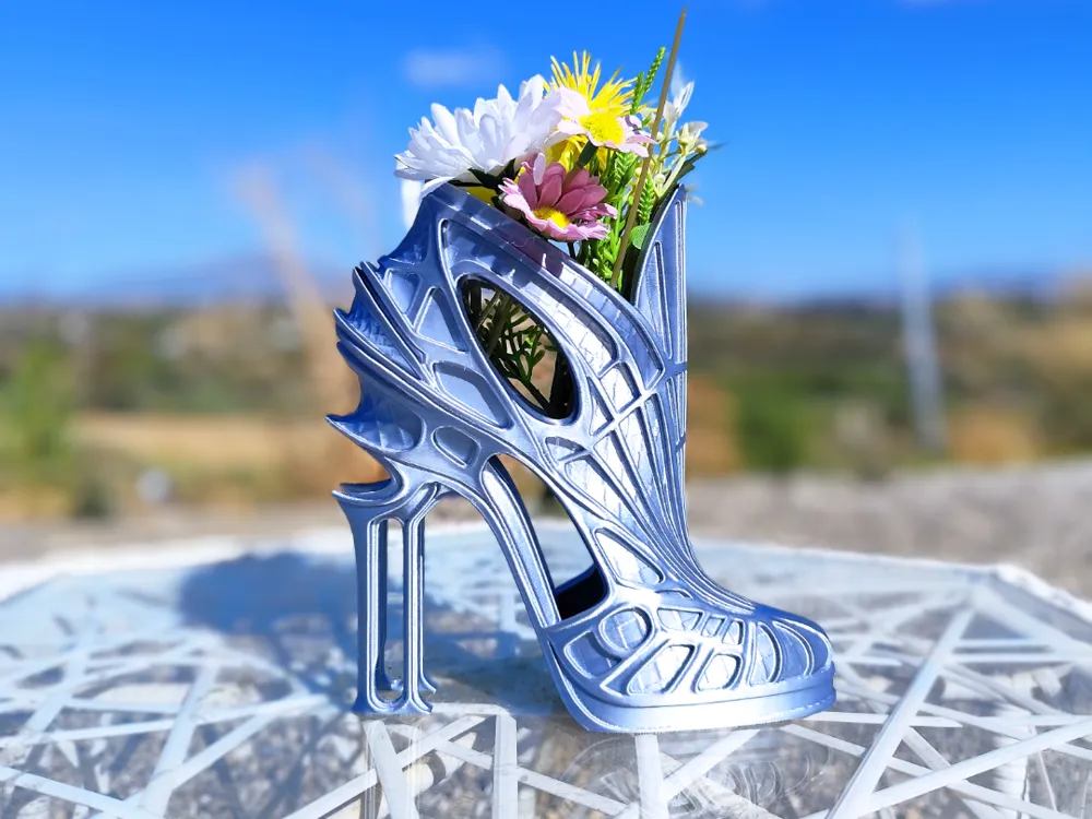 Futuristic High Heel Flower Planter by MY LIGHT MakerWorld: Download ...