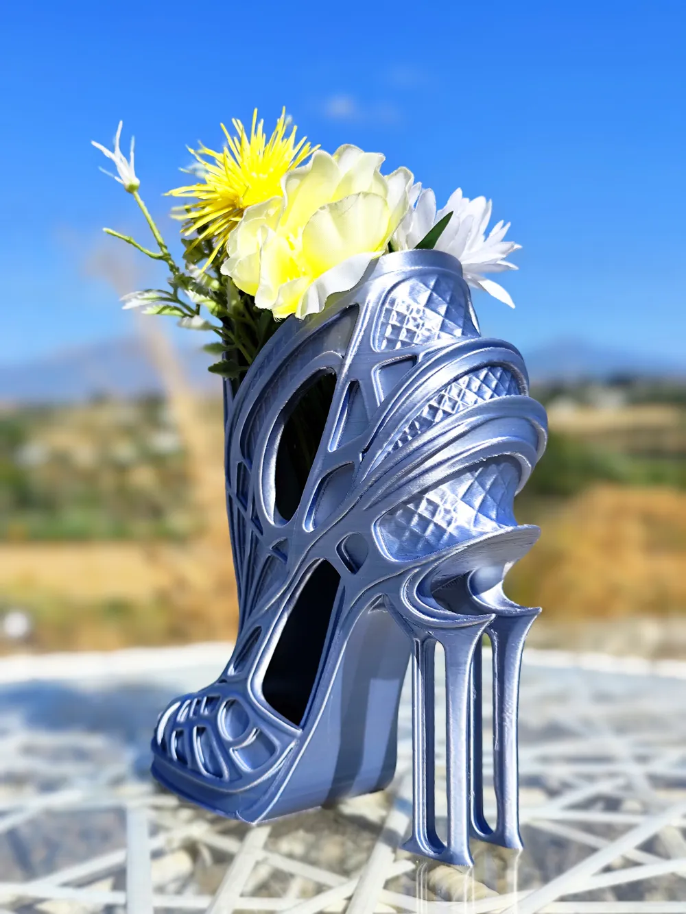 Futuristic High Heel Flower Planter by MY LIGHT MakerWorld: Download ...