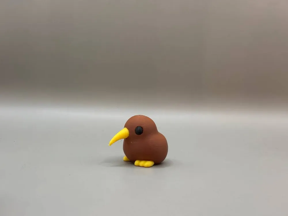 Kiwi the Chibi Bird – Round and ridiculously cute - Free 3D Print Model ...