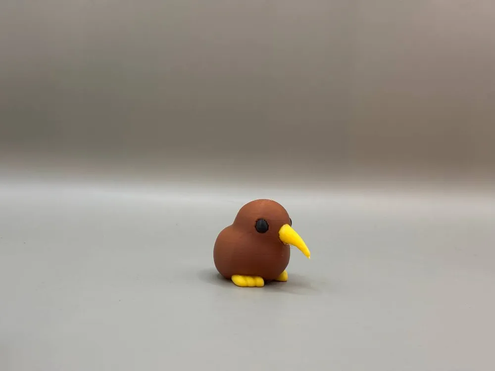 Kiwi the Chibi Bird – Round and ridiculously cute - Free 3D Print Model ...