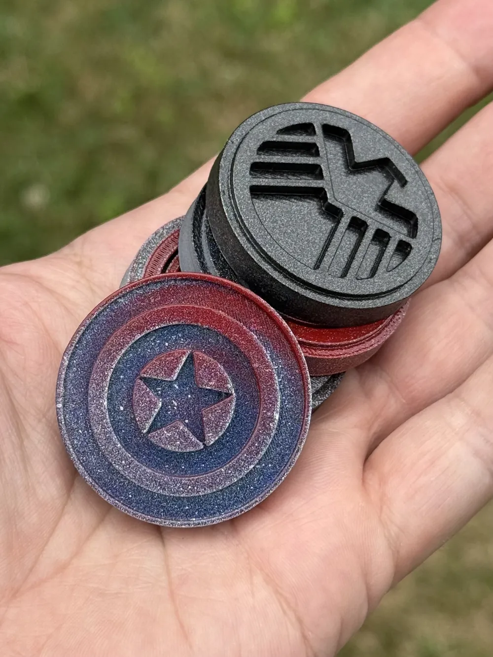 Marvel | Captain America Token with NFC by DH Droidworks MakerWorld ...