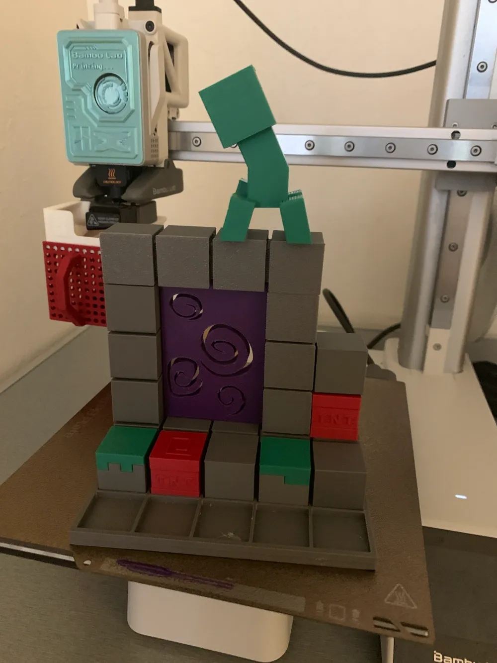 Nether Portal for Custom Minecraft Diorama by Cephalokraken - MakerWorld