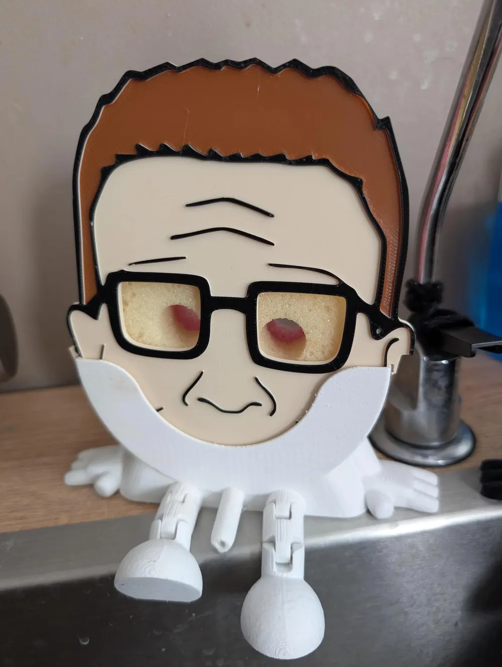 Hank Hill scrud daddy/ scrub mommy mask - Free 3D Print Model - MakerWorld