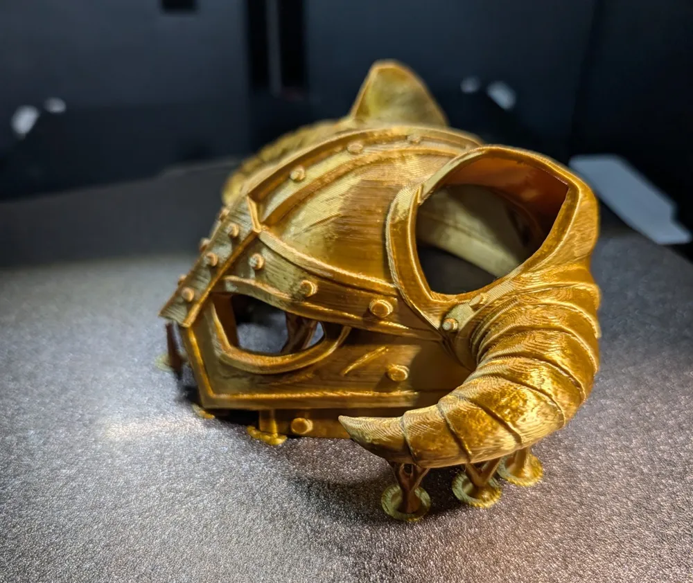 Skyrim iron cat helmet - Free 3D Print Model - MakerWorld