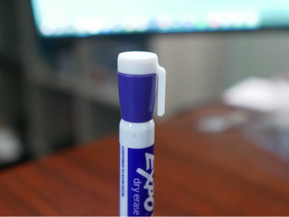 Expo Marker Cap Clip (Press Fit) - Free 3D Print Model - MakerWorld