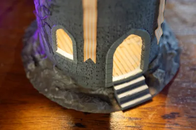 Floating Mage Tower - Magnetic Levitation Light by MaKim MakerWorld ...