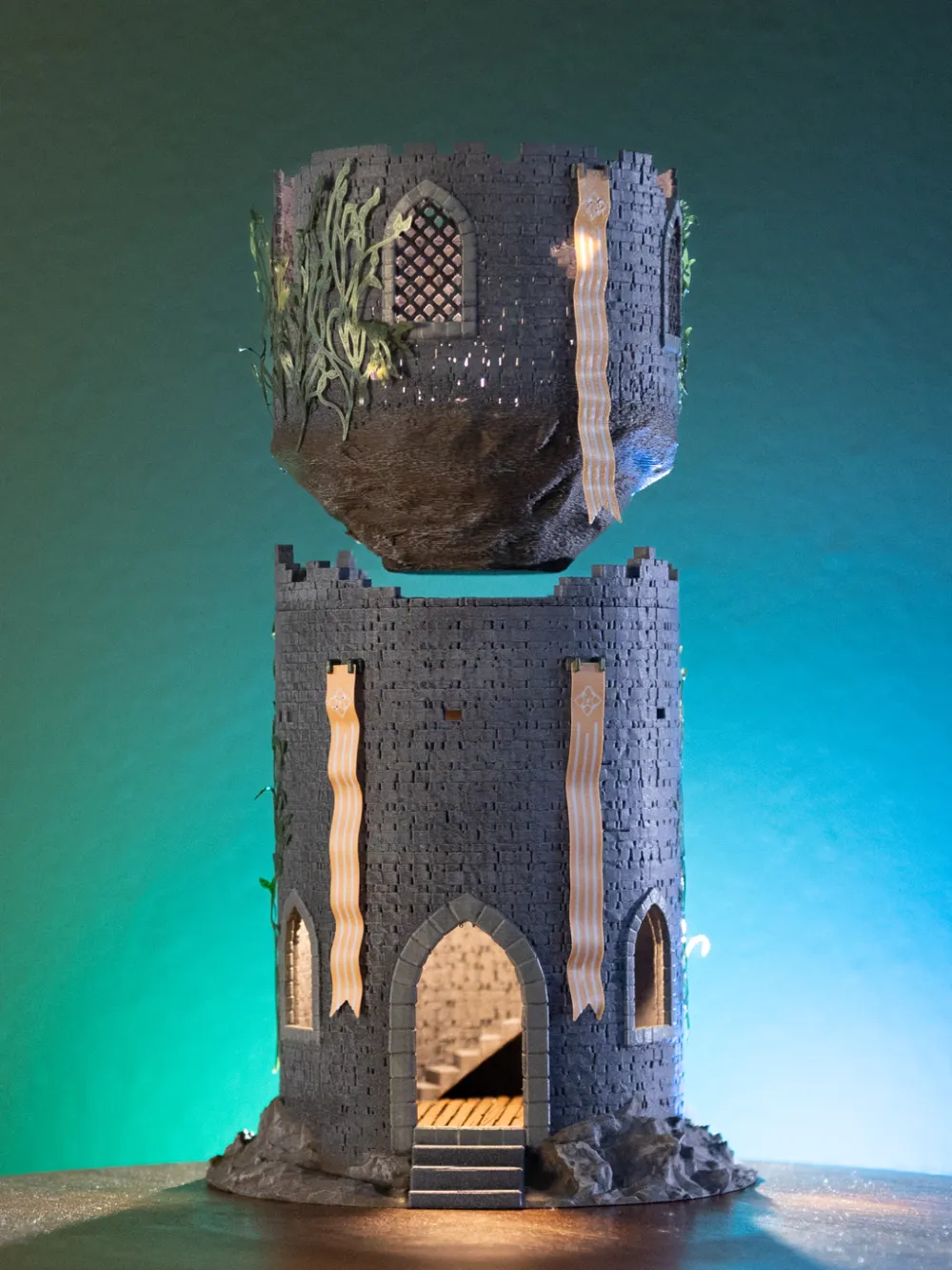 Floating Mage Tower - Magnetic Levitation Light by MaKim MakerWorld ...