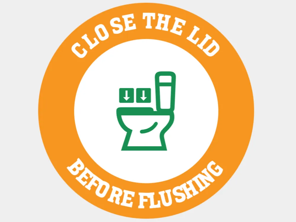 Close Lid Before Flush Sign by printjunkee - MakerWorld