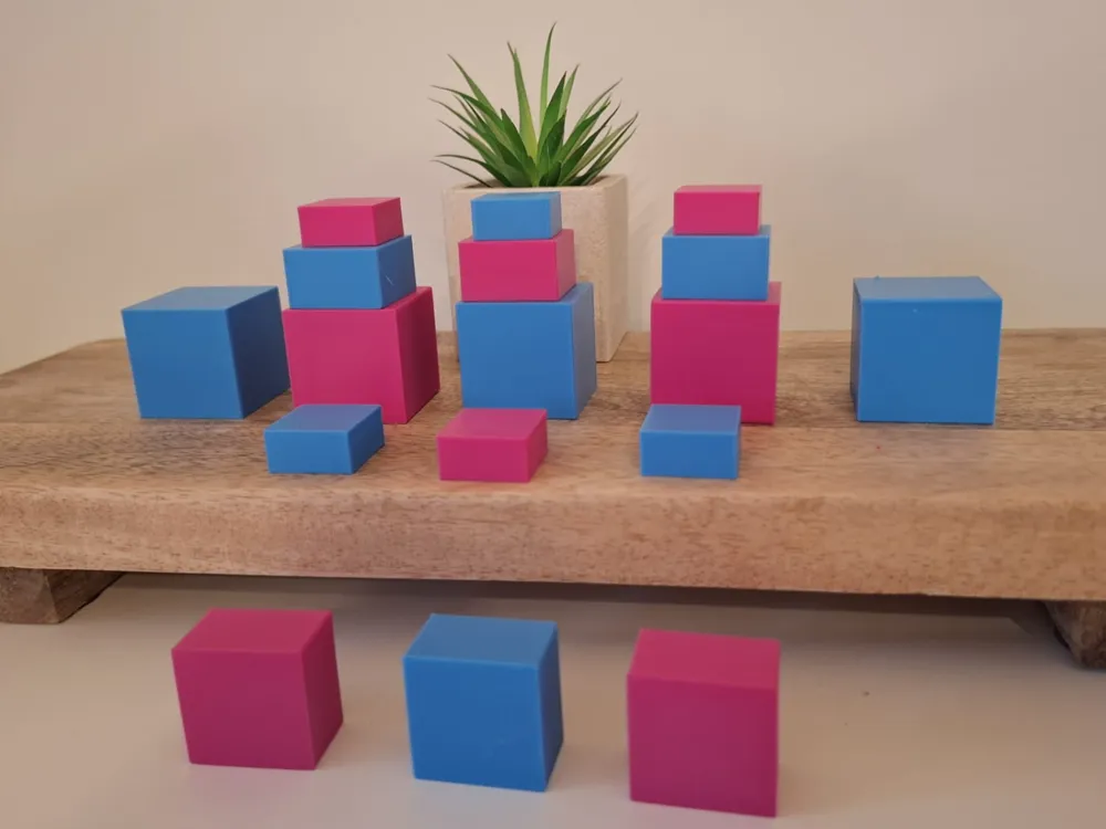 Loose parts open-ended game cube square - Free 3D Print Model - MakerWorld