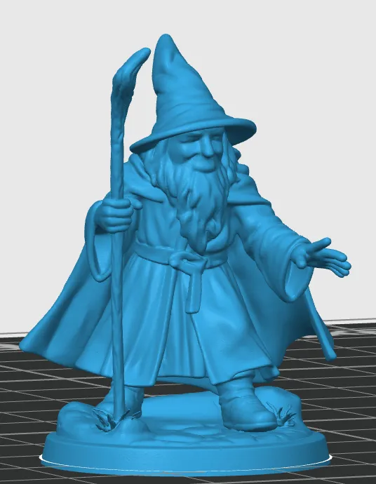 Gandalf-like wizard by Knee97 MakerWorld: Download Free 3D Models