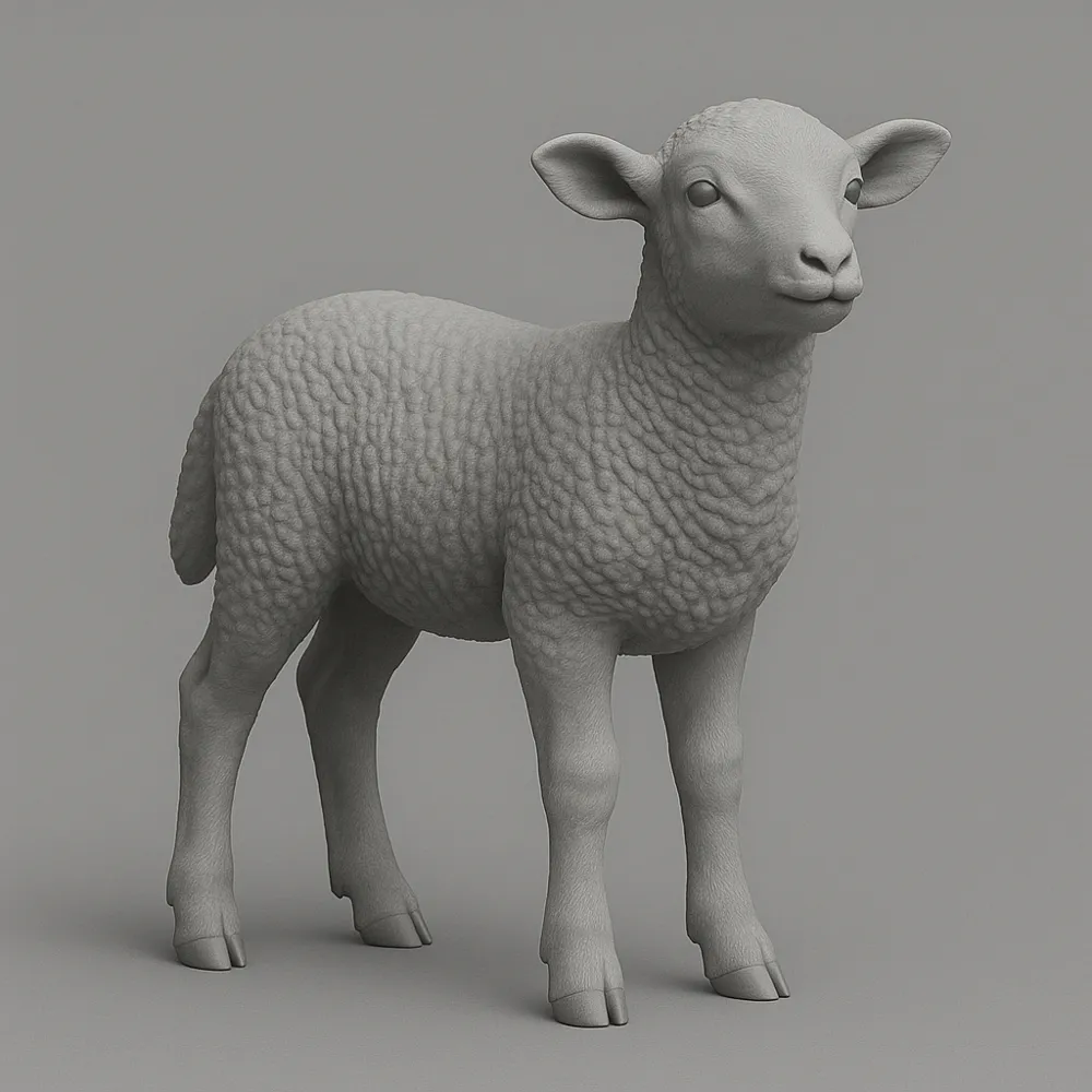 Realistic lamb for Christmas nativity scene - Free 3D Print Model ...
