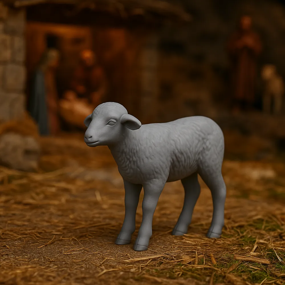 Realistic lamb for Christmas nativity scene - Free 3D Print Model ...