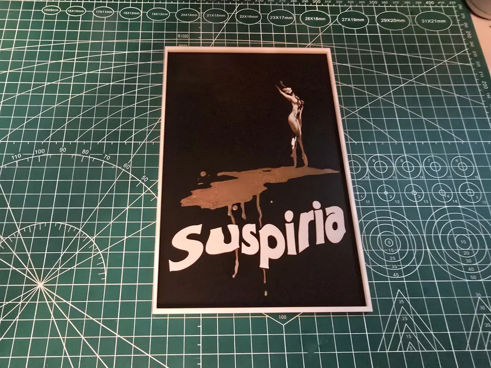 Suspiria Movie Poster - Hueforge Art by Lumpy3D MakerWorld: Download ...