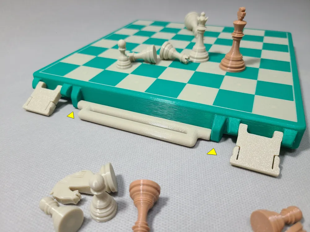 Magnetic Chess Set (Folding Box) by a.m - MakerWorld