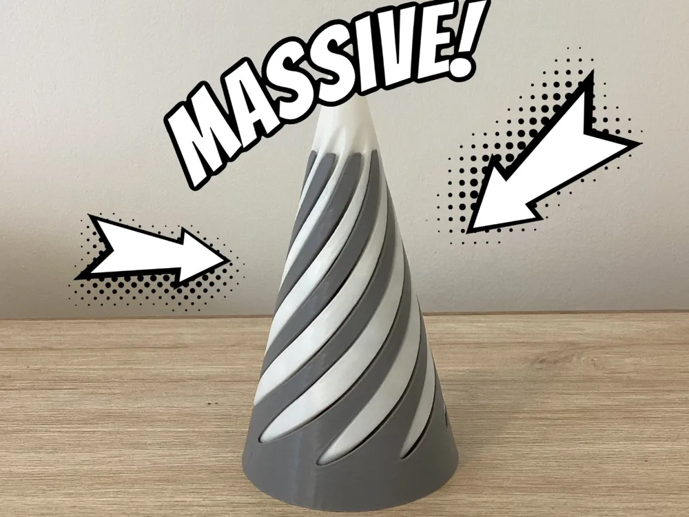 Massive Spiral Fidget Cone Remixed by FleeDog MakerWorld: Download Free ...