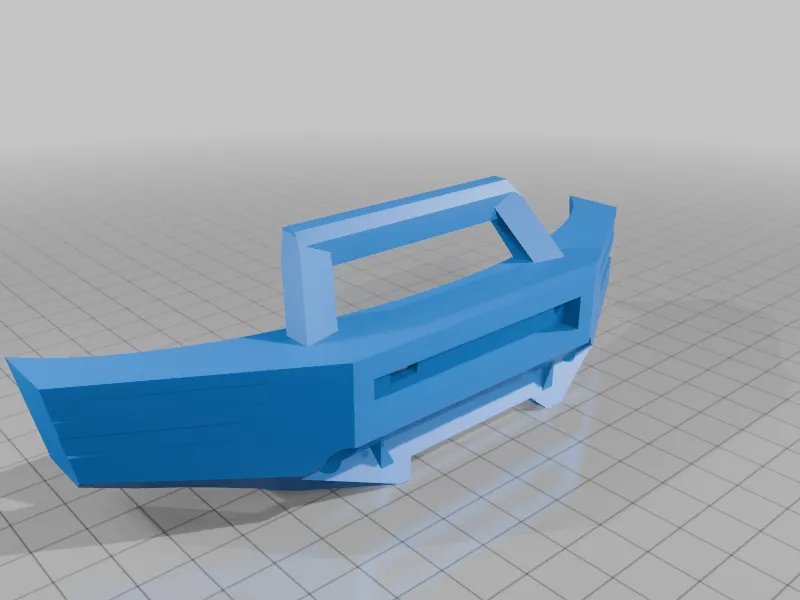 Maxx Compatible Front Back Bumber & Custom Light - Free 3D Print Model ...