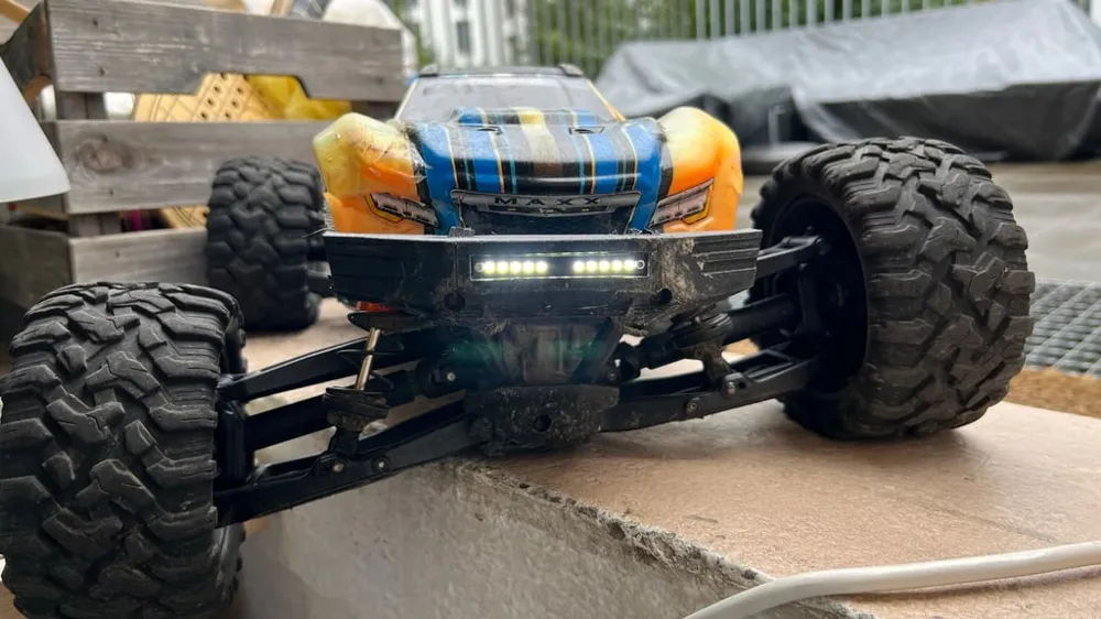Maxx Compatible Front Back Bumber & Custom Light - Free 3D Print Model ...