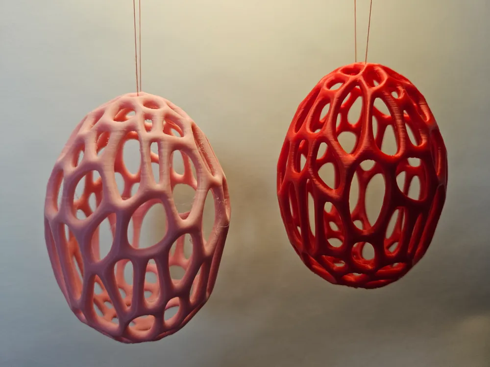 Dragon Eggs Easter Decoration (Voronoi) - Free 3D Print Model - MakerWorld