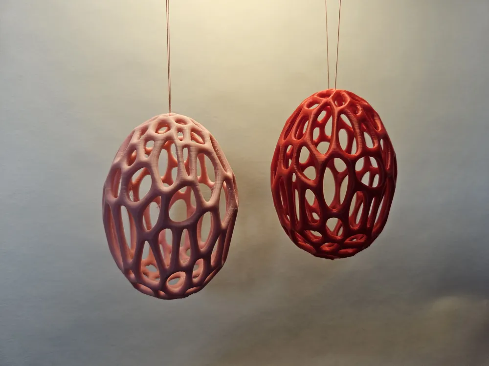 Dragon Eggs Easter Decoration (Voronoi) - Free 3D Print Model - MakerWorld