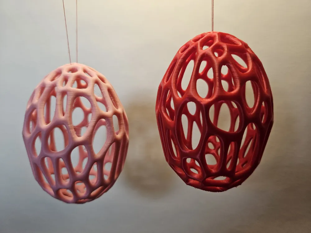 Dragon Eggs Easter Decoration (Voronoi) - Free 3D Print Model - MakerWorld