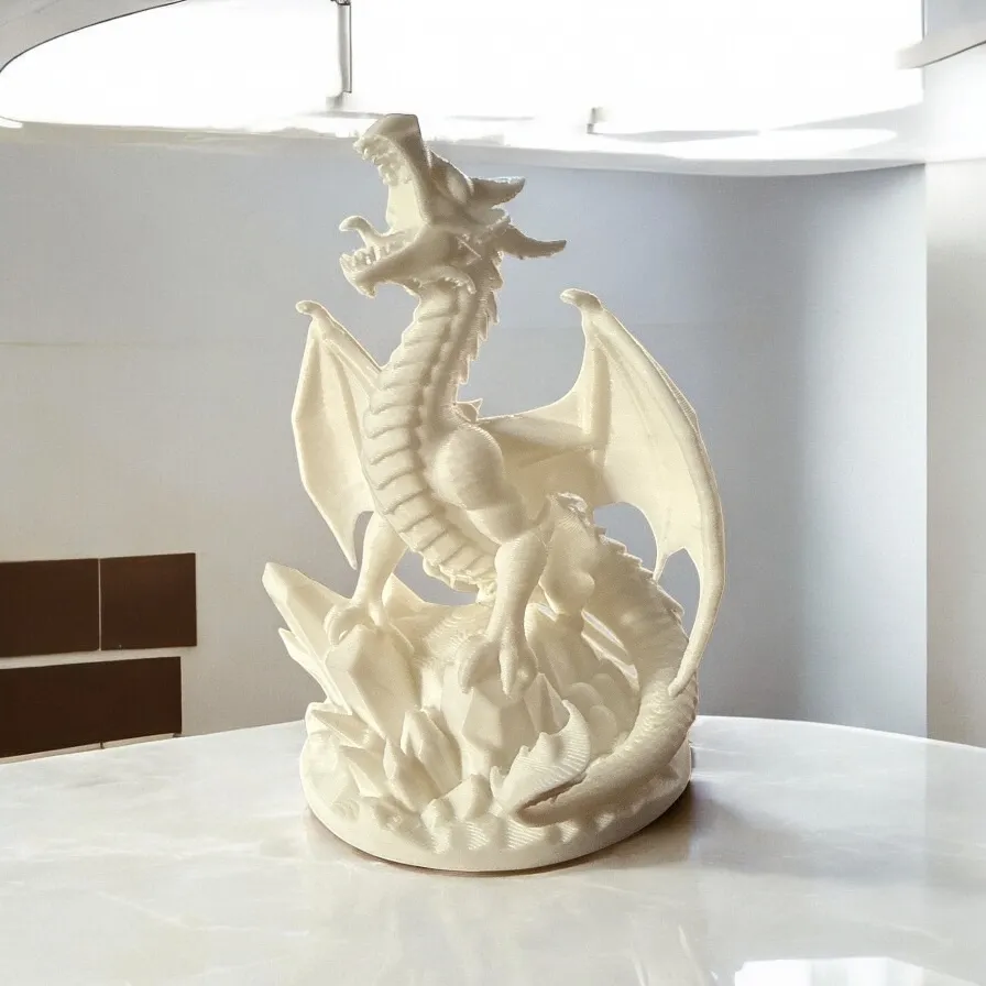 Storm Dragon – Fury of Skybound Flame - Free 3D Print Model - MakerWorld