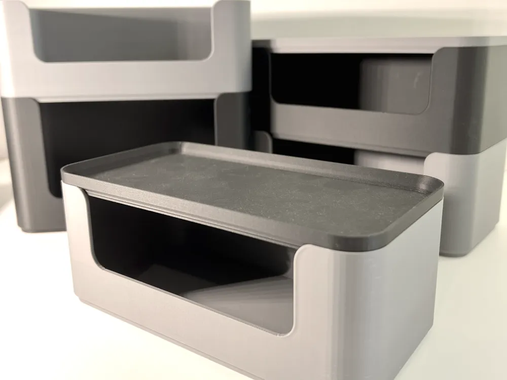 Modular Stackable Storage Bin Set - Free 3D Print Model - MakerWorld