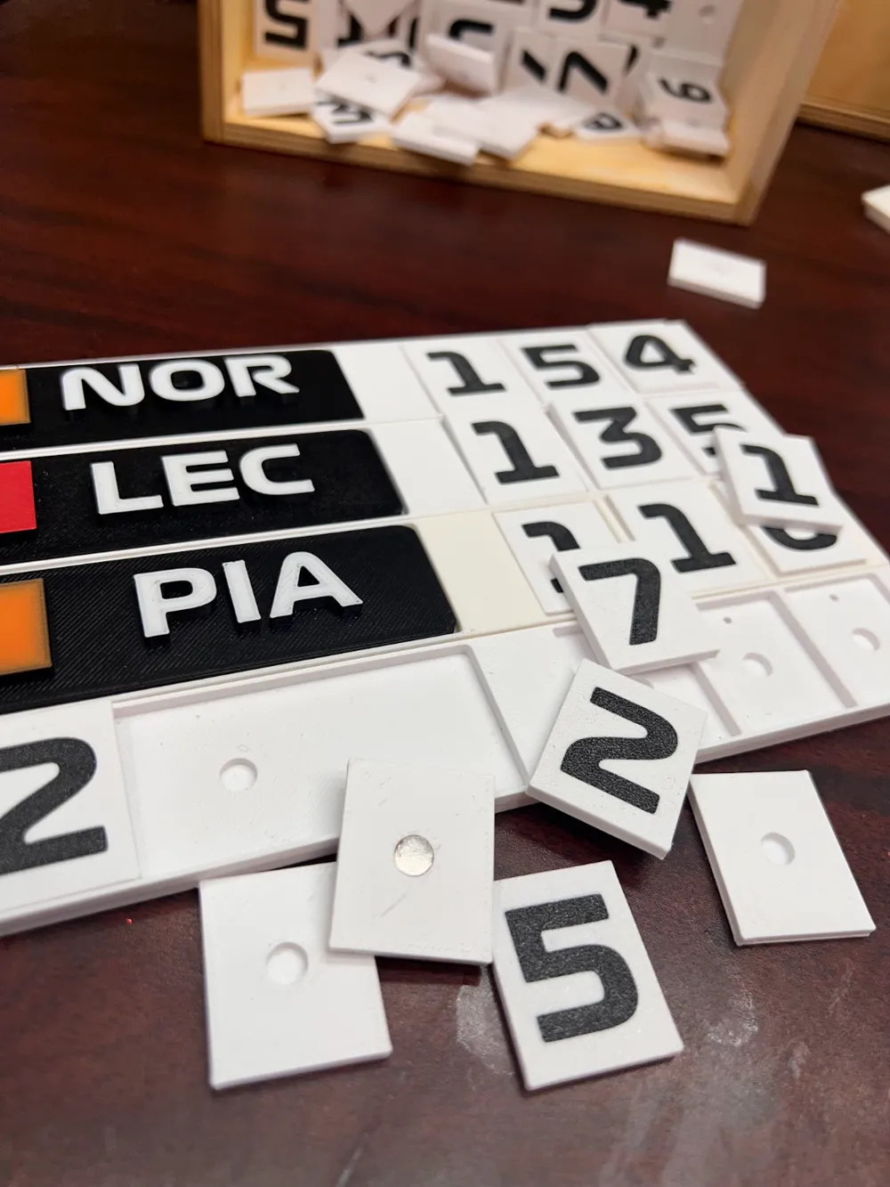 F1 Driver Standings Tracker 2025! - Free 3D Print Model - MakerWorld