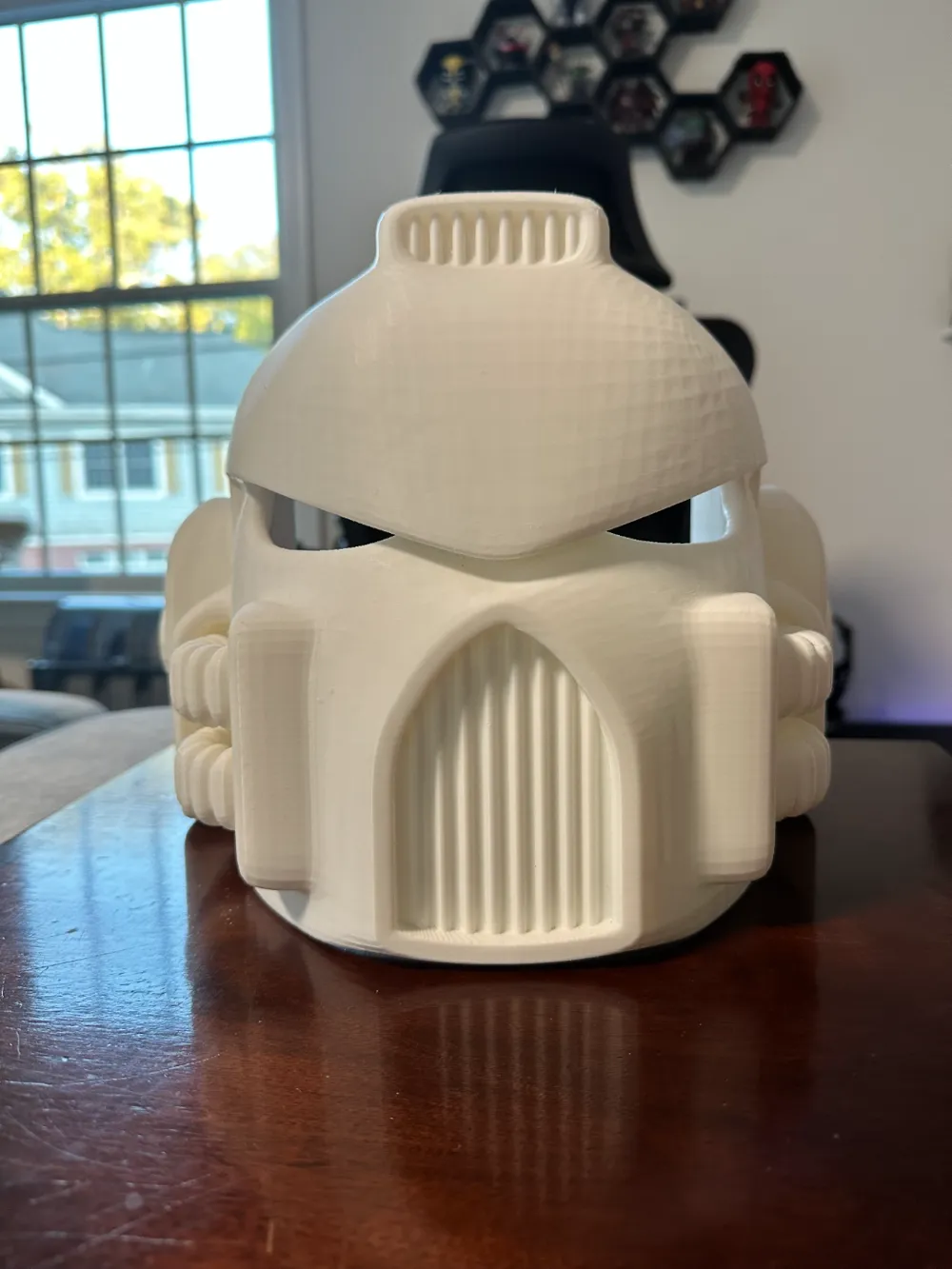 Space Marine Helmet Remixed by CptObvious MakerWorld: Download Free 3D Models