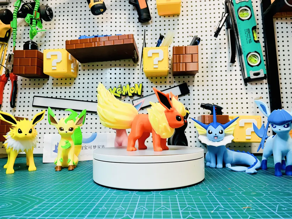 Pokémon — Flareon (Multi-color Assembly) by 手残的Leo - MakerWorld