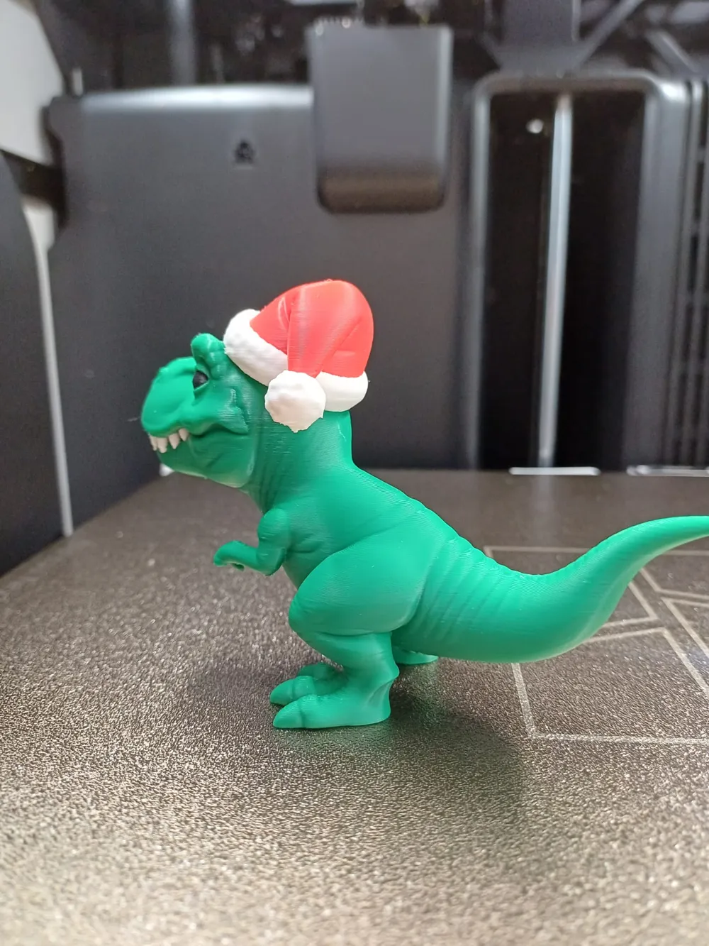 Christmas T-Rex – Festive Dino Fun - Free 3D Print Model - MakerWorld