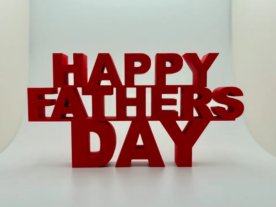 Happy Father's Day Sign by PrintWorks MakerWorld: Download Free 3D Models