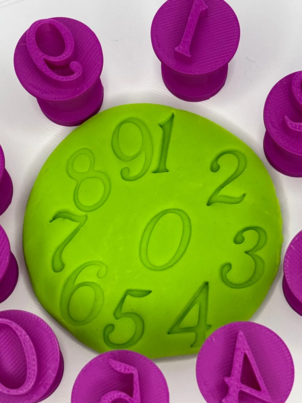 Stamp - Numbers - Free 3D Print Model - MakerWorld
