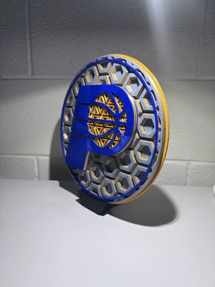 Indiana Pacers Dimensional Mosaic - Free 3D Print Model - MakerWorld