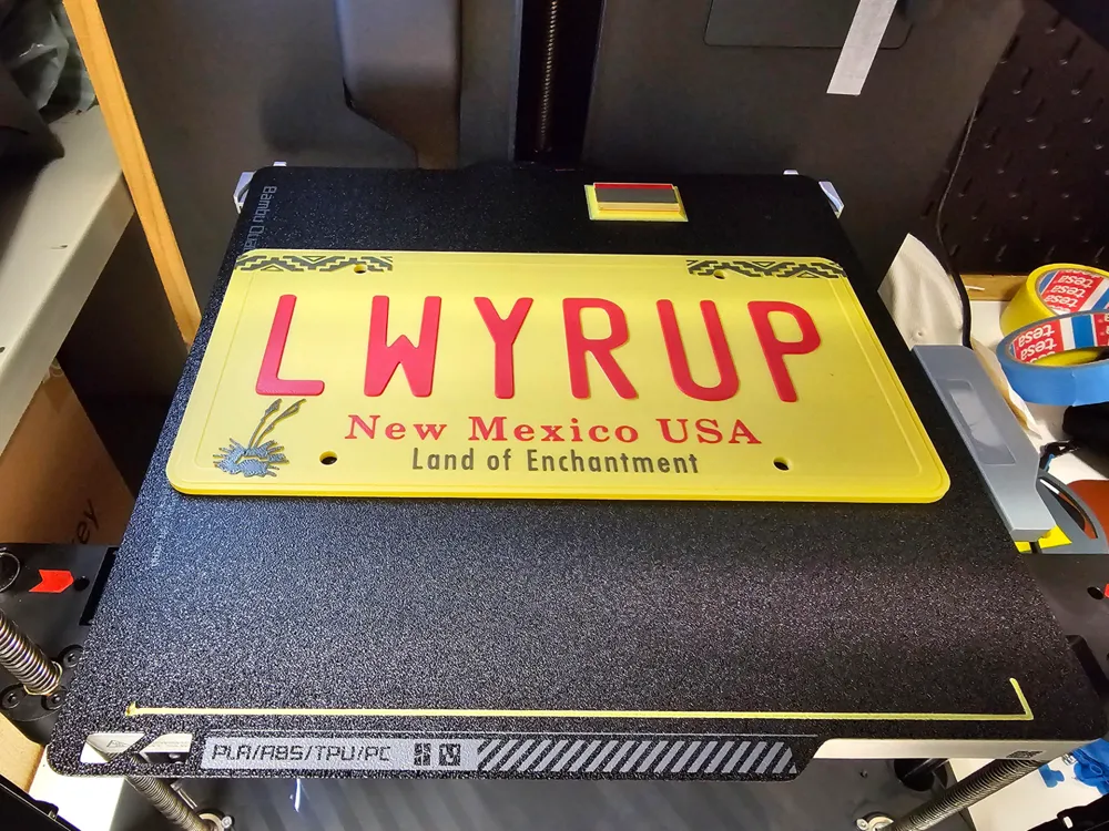 LWYRUP Licence plate by noriwl - MakerWorld