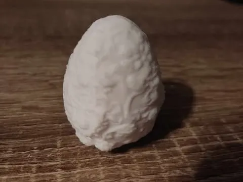 Easter egg carved pattern #6 - Free 3D Print Model - MakerWorld