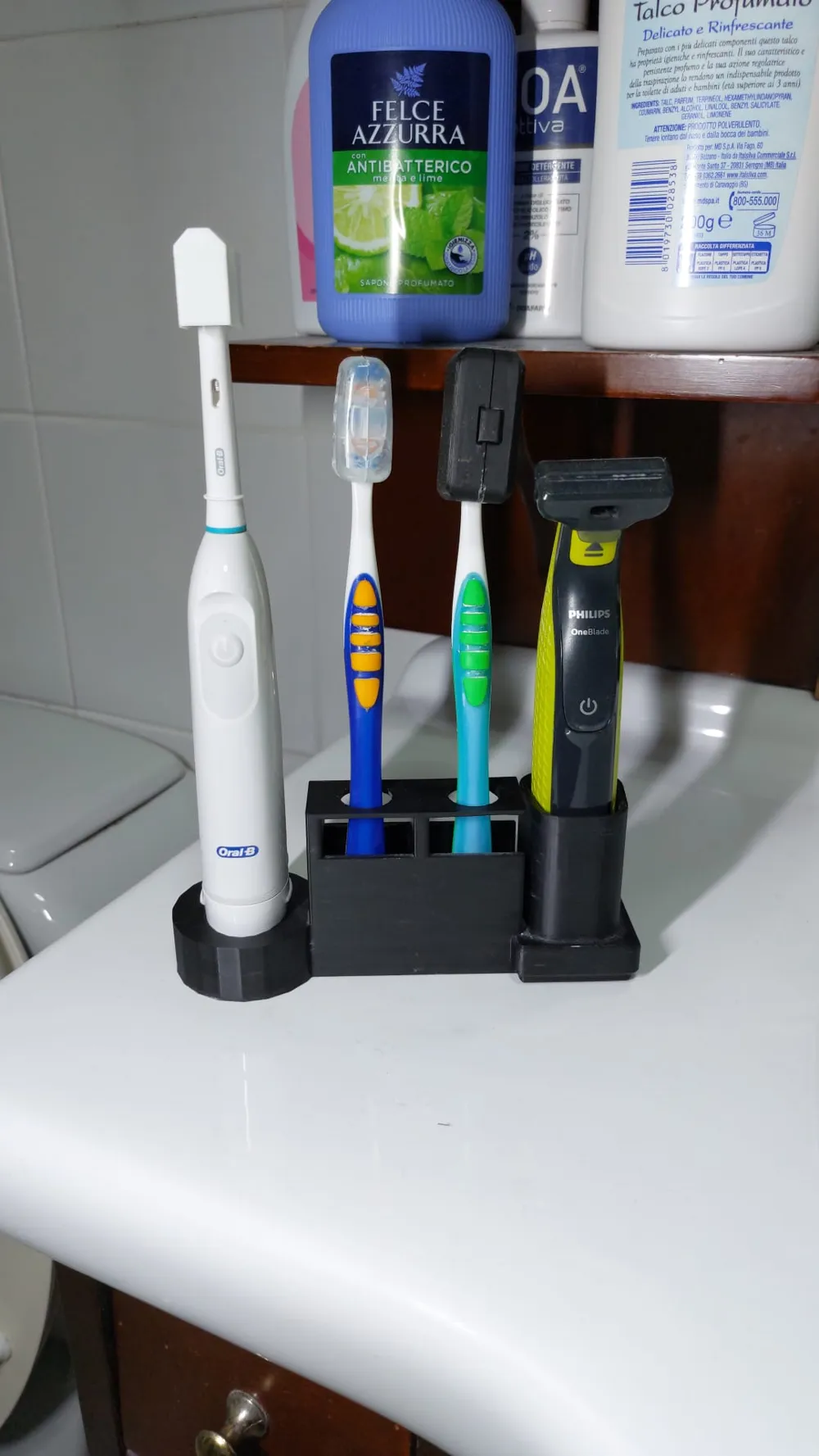 Toothbrush and Razor Holder by Alex MakerWorld: Download Free 3D Models