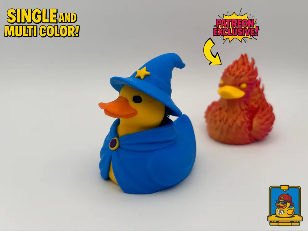 Fantasy Wizard Duck - Free 3D Print Model - MakerWorld
