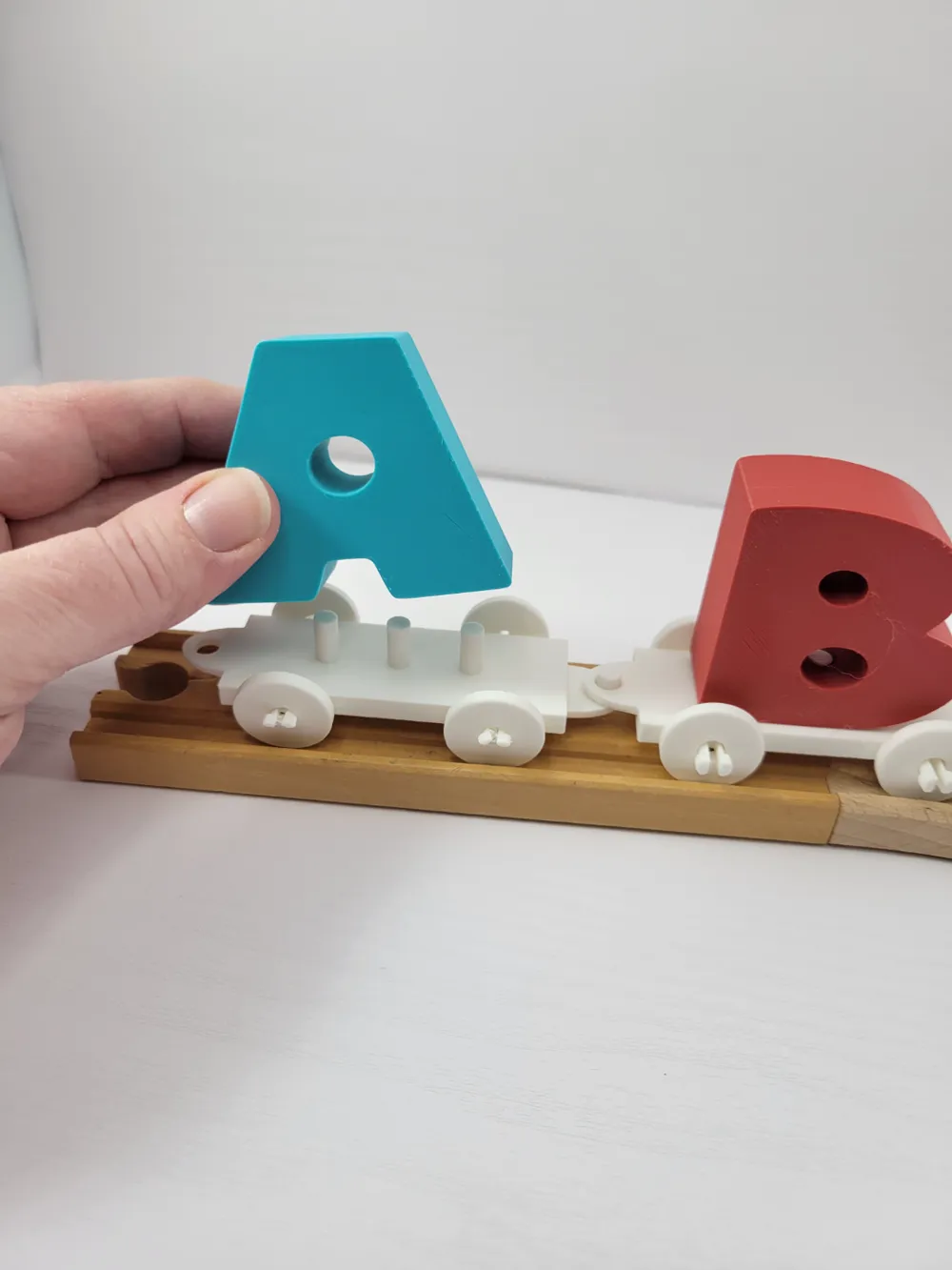Alphabet Letter Train with all letters A-Z - Free 3D Print Model ...