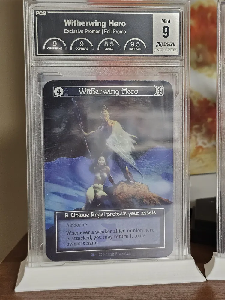 Graded & Non-Graded Card Display Stand by Nebuzar MakerWorld: Download ...