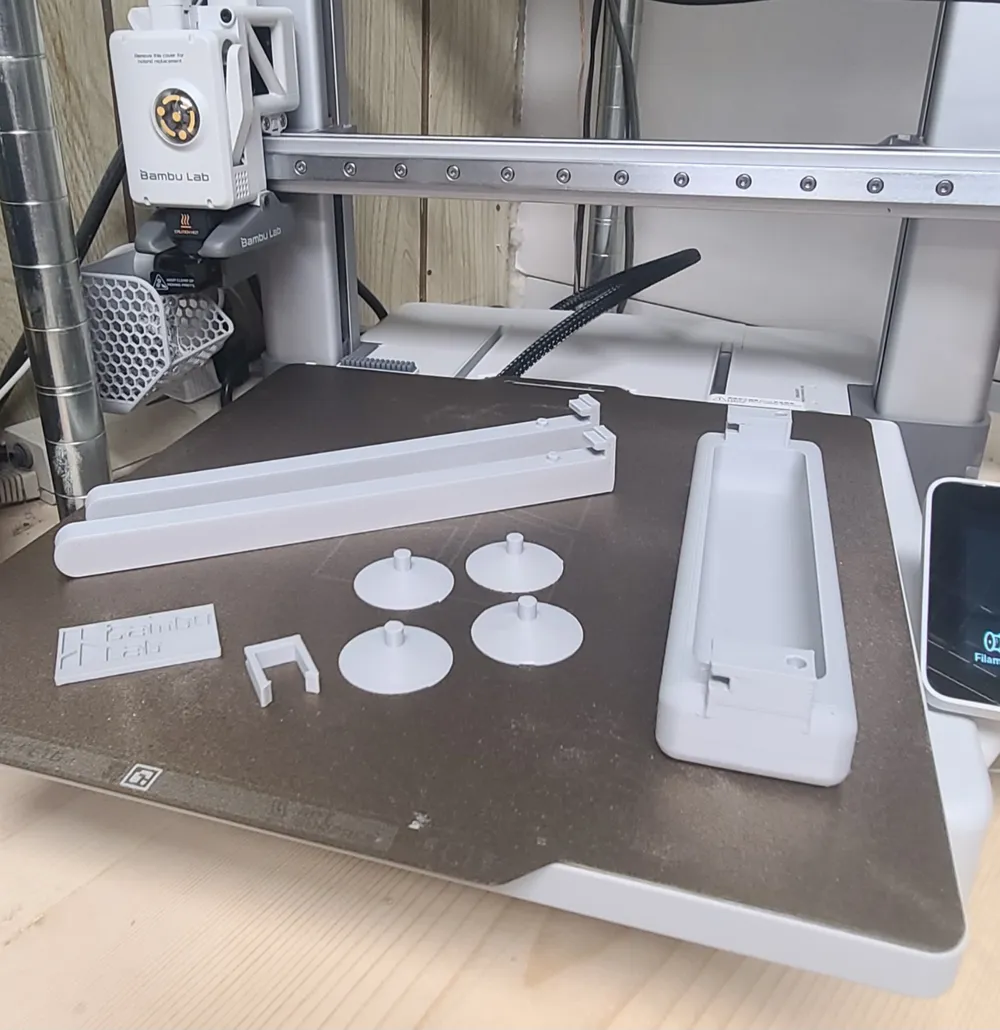 Bambu Lab A1 Filament Holder Desktop Stand - Free 3D Print Model ...
