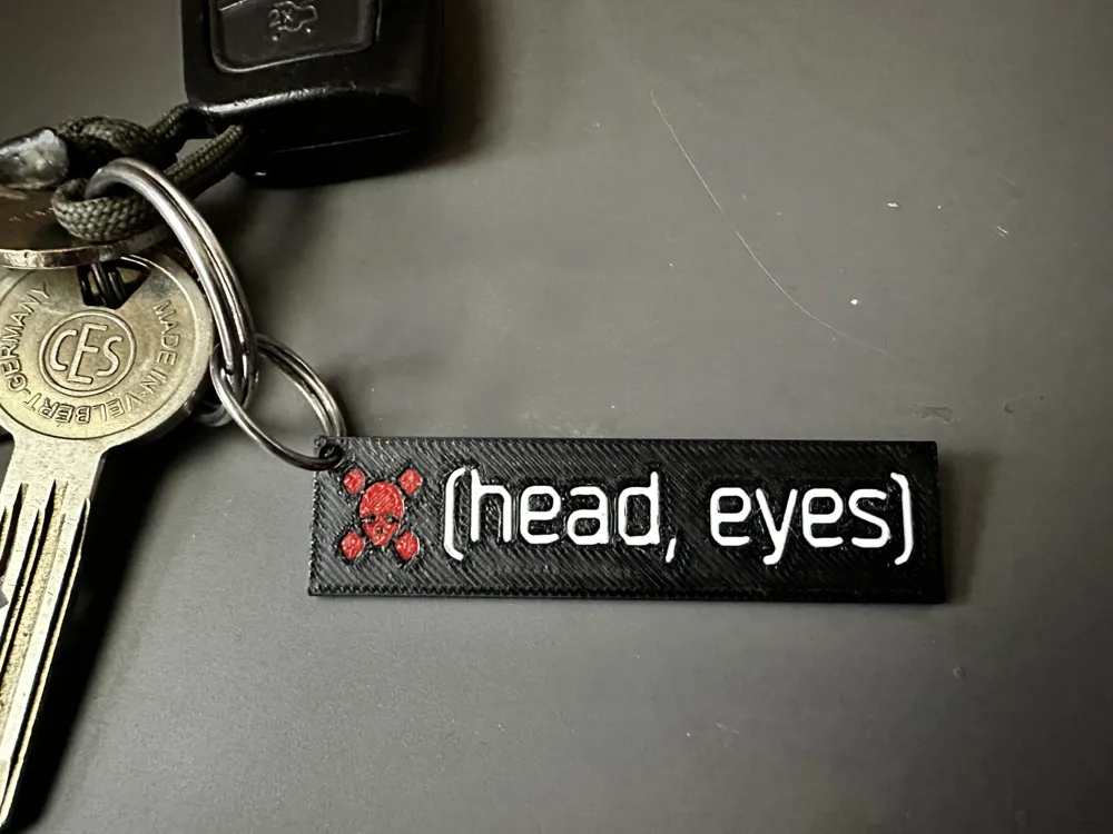 tarkov keychain (HEADEYES) by smoke MakerWorld: Download Free 3D Models