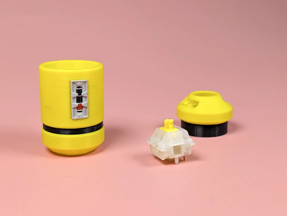 Monsters Inc - Scream Canister - Clicker - Free 3D Print Model - MakerWorld