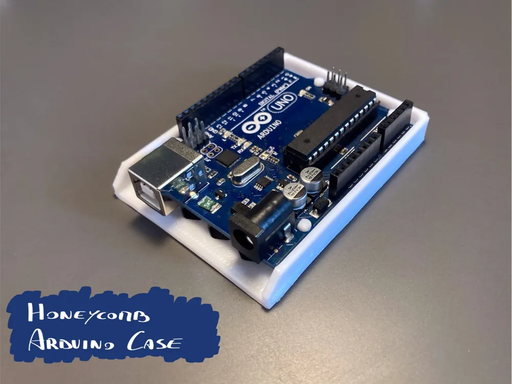 Honeycomb Arduino case by Federico Borin MakerWorld: Download Free 3D ...